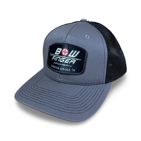 BOWFINGER CHARCOAL BLACK SHOOTER HAT - Bowfinger Archery Inc