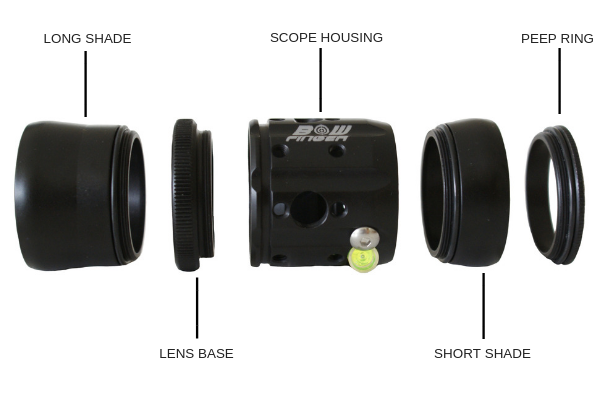 20/20 SCOPE KIT 40mm - Bowfinger Archery Inc